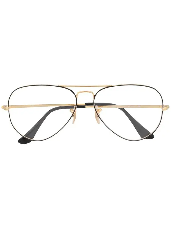 Ray-ban Aviator Frame Glasses - Gold