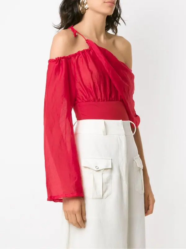 AMIR SLAMA Drape One-shoulder Body