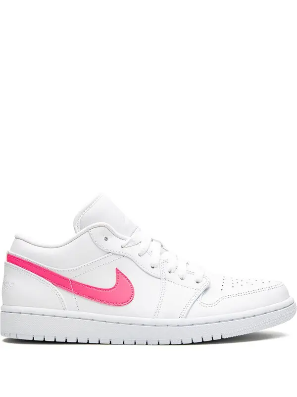 JORDAN Air 1 Low Multicolor Swoosh Sneakers - White