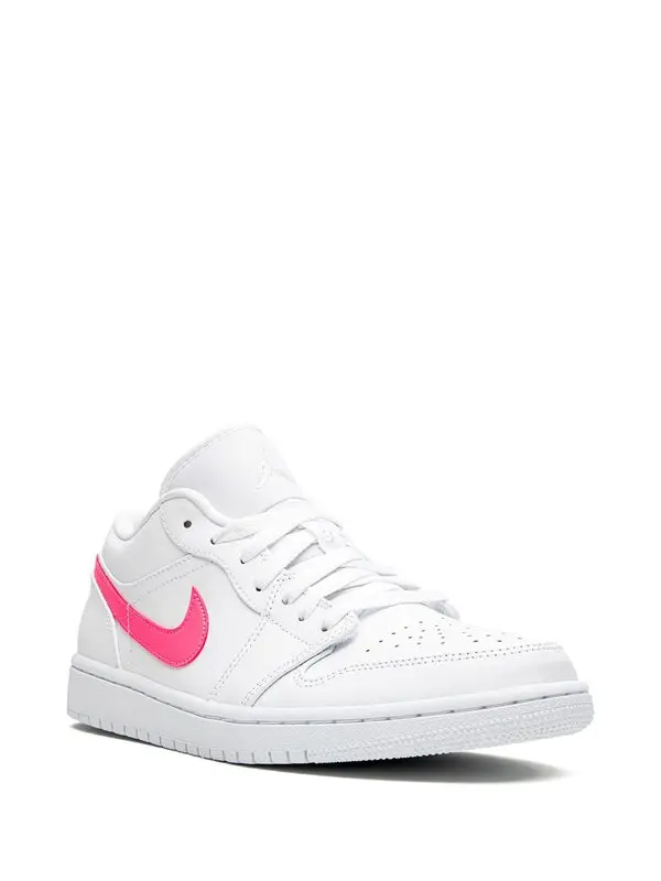 JORDAN Air 1 Low Multicolor Swoosh Sneakers - White