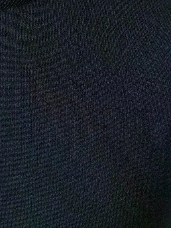 John Smedley Roll Neck Jumper - Blue