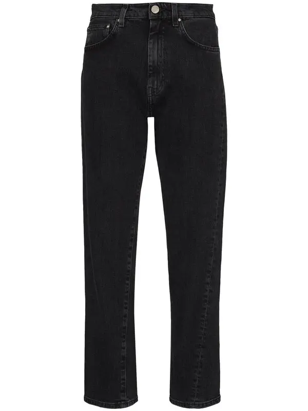 TOTEME Original Cropped Straight Leg Jeans