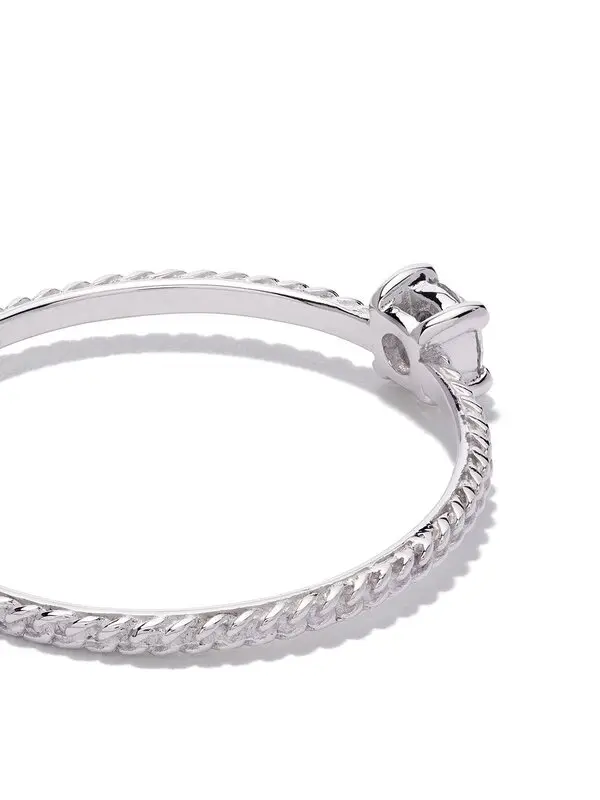 WOUTERS & HENDRIX 18kt Gold Diamond Ring - Silver