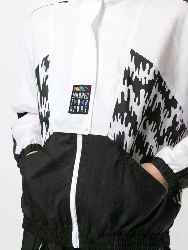 PUMA Abstract Print Windbreaker