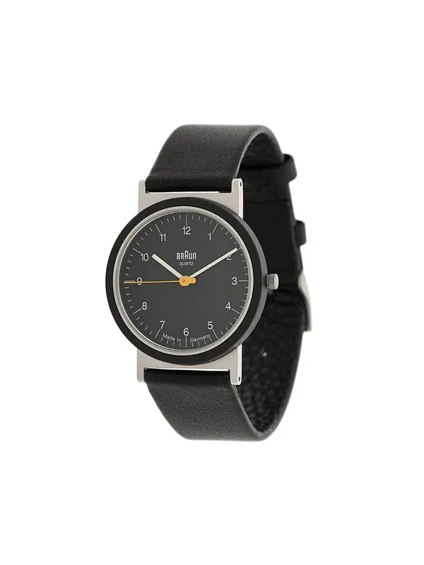 BRAUN WATCHES 33mm Round Face Watch - Black