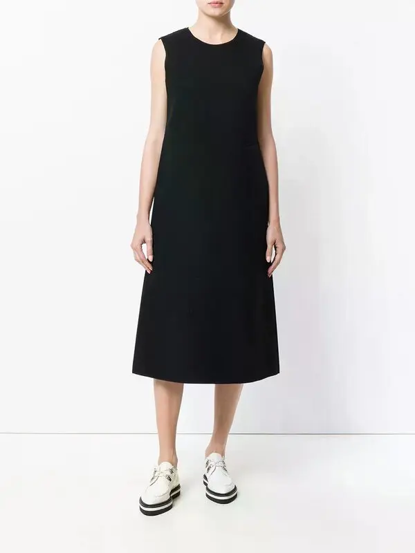 Comme Des Garçons Round-neck Sleeveless Dress