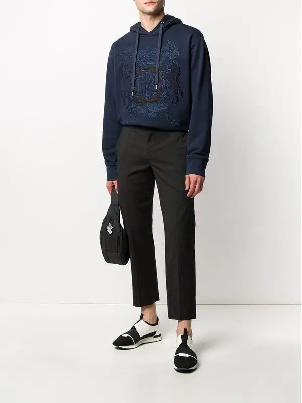 Neil Barrett Pleated Cropped Trousers