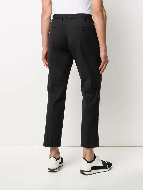 Neil Barrett Pleated Cropped Trousers