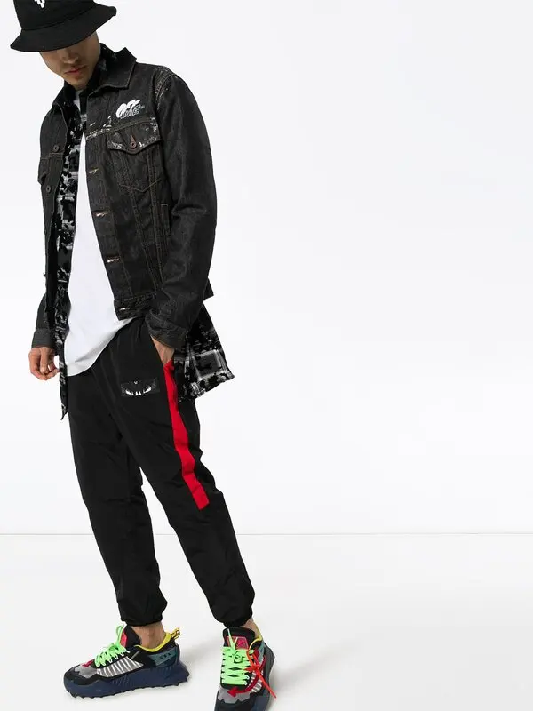 COUNTY OF MILAN Wings Patch Track Pants