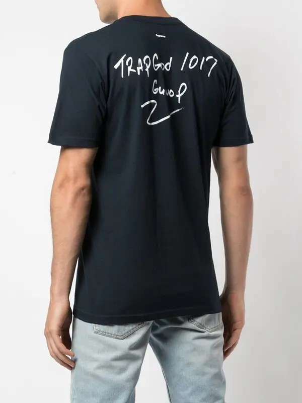Supreme Gucci Mane Print T-Shirt - Blue | Editorialist