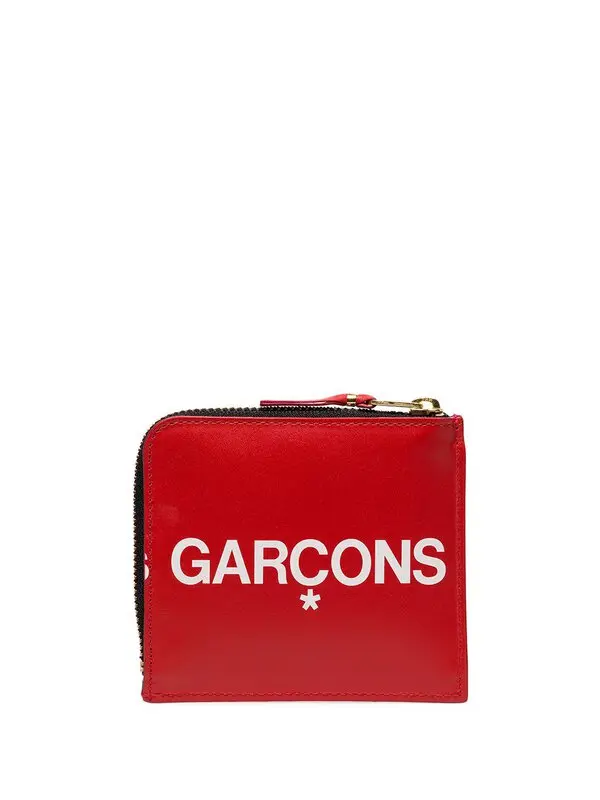 Comme Des Garçons Logo-print Leather Wallet