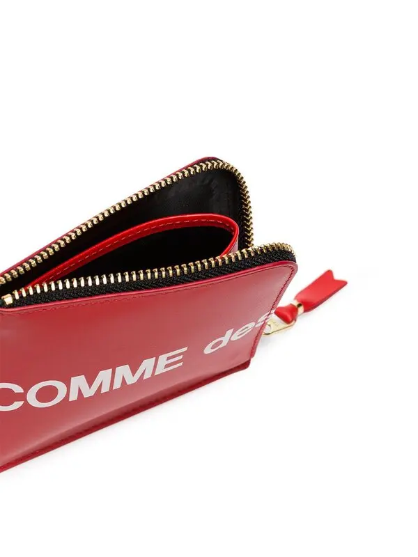 Comme Des Garçons Logo-print Leather Wallet