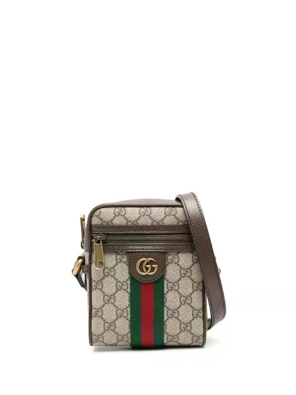 Gucci Ophidia Gg Supreme Messenger Bag - Neutrals