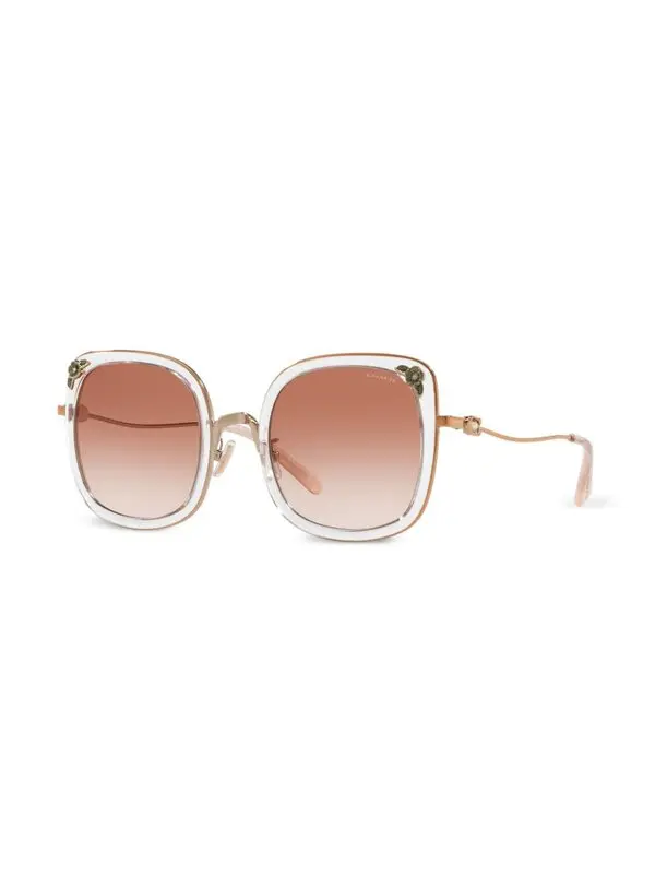 COACH Tea Rose Oversized Sunglasses
