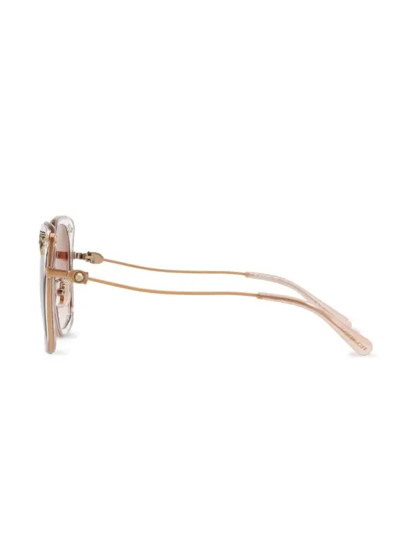 COACH Tea Rose Oversized Sunglasses