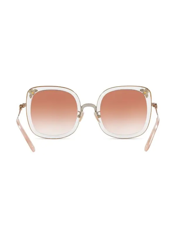 COACH Tea Rose Oversized Sunglasses
