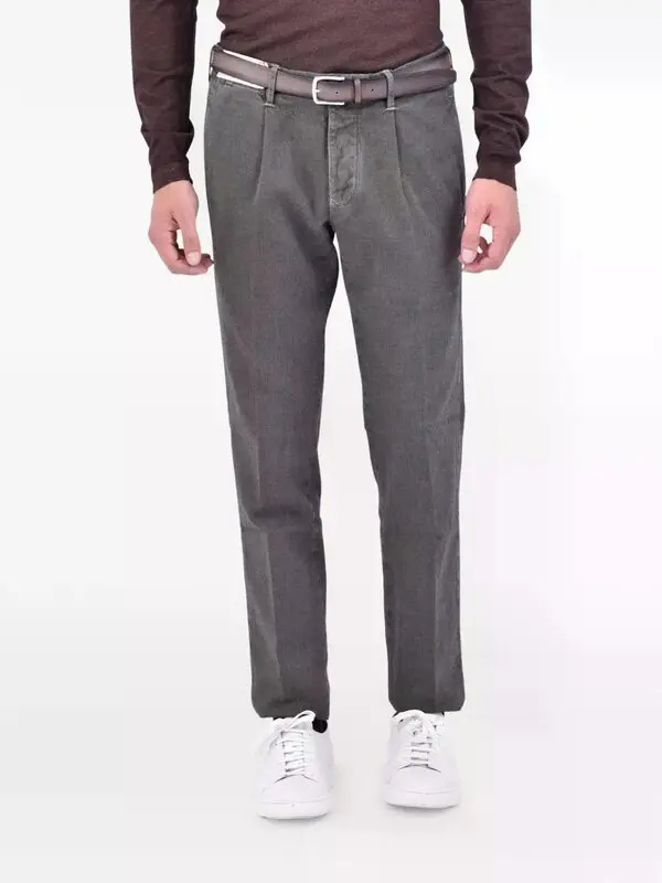 Incotex Textured Straight-leg Jeans