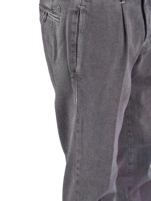 Incotex Textured Straight-leg Jeans