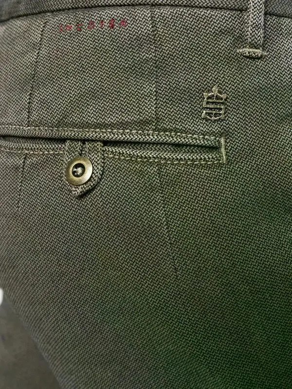 Incotex Textured Straight-leg Jeans