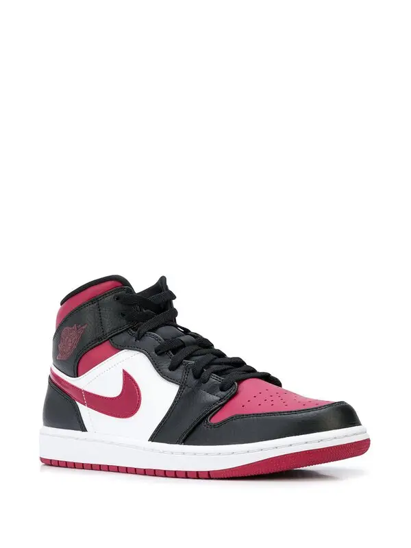 JORDAN Air 1 Mid B Toe Sneakers - Red