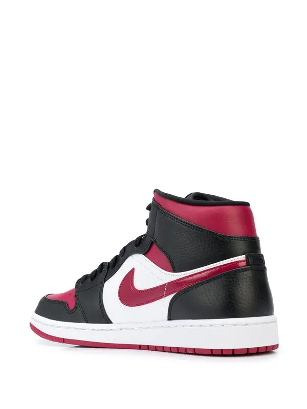 JORDAN Air 1 Mid B Toe Sneakers - Red