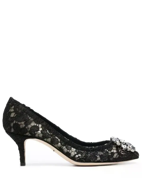 Dolce & Gabbana Bellucci Taormina Lace Pumps - Black