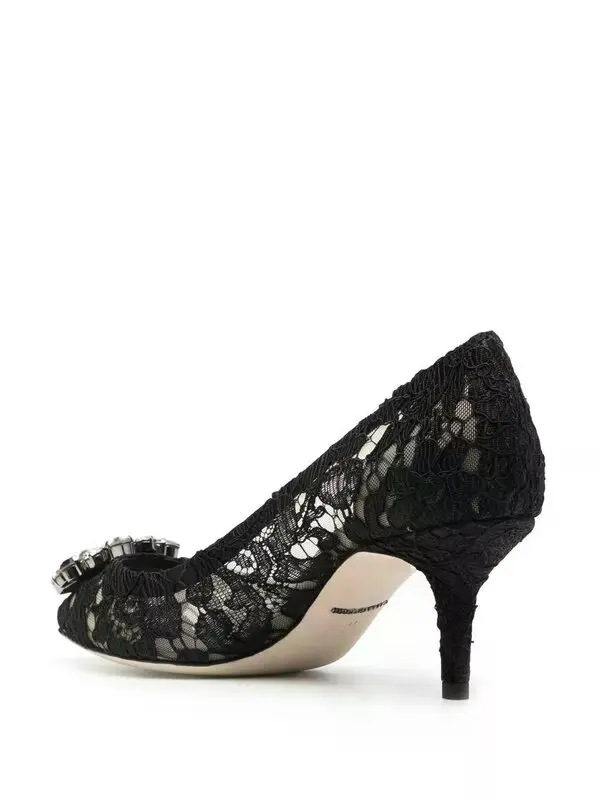 Dolce & Gabbana Bellucci Taormina Lace Pumps - Black