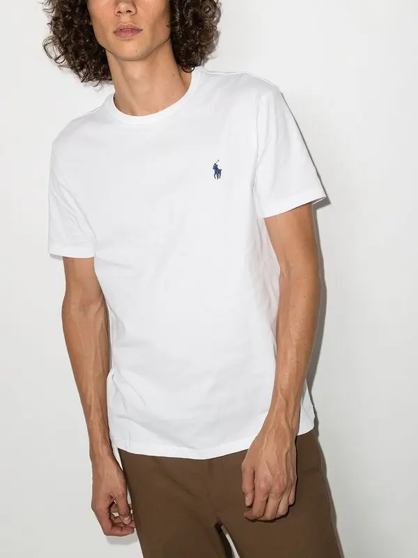 Polo Ralph Lauren Embroidered-logo Cotton T-shirt