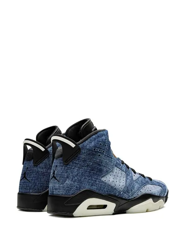 JORDAN 6 Washed Denim Sneakers - Blue