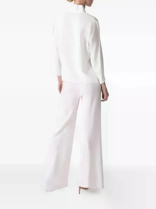 PETER COHEN Silk Split Neck Blouse