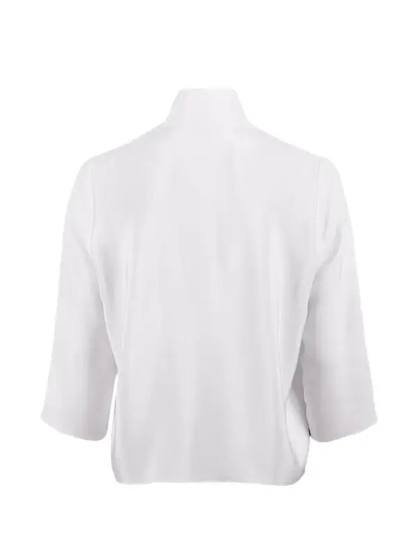 PETER COHEN Silk Split Neck Blouse