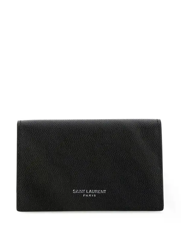 Saint Laurent Paris Card Holder - Black