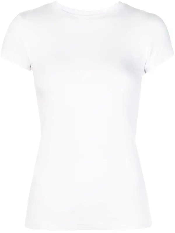 L'Agence Ressi Short Sleeved T-shirt - White