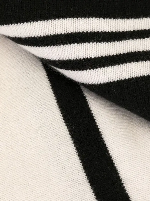 JAMES PERSE Striped Knit Scarf