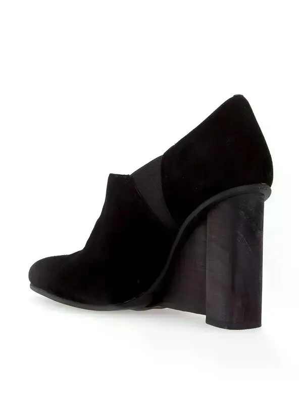 STUDIO CHOFAKIAN Suede Wedge Ankle Boots