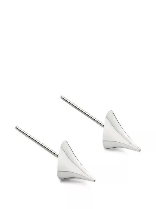 SHAUN LEANE Rose Thorn Stud Earrings - Metallic