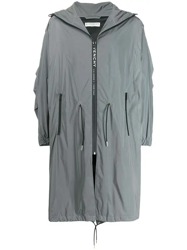 Givenchy Hooded Drawstring-waist Parka