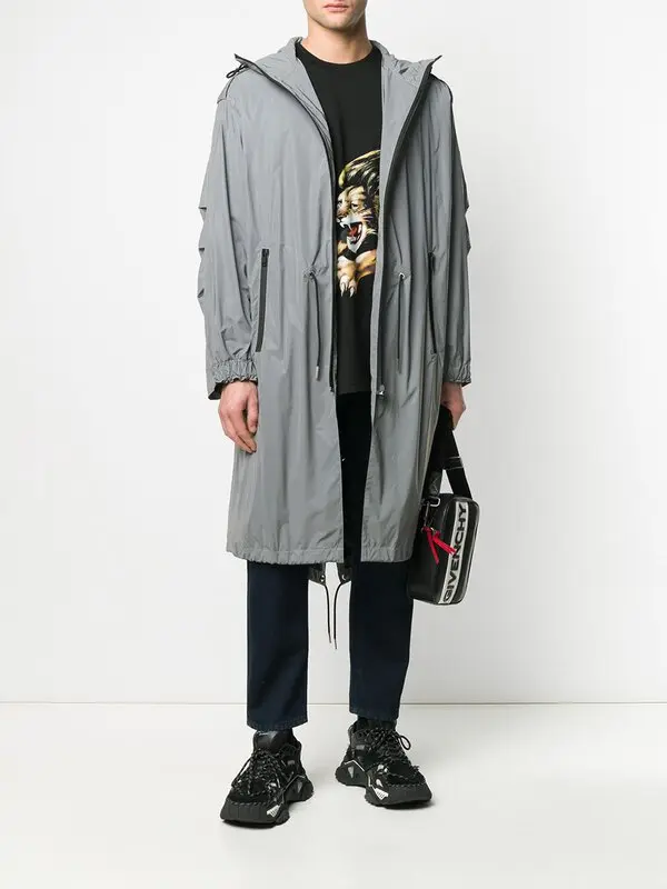 Givenchy Hooded Drawstring-waist Parka