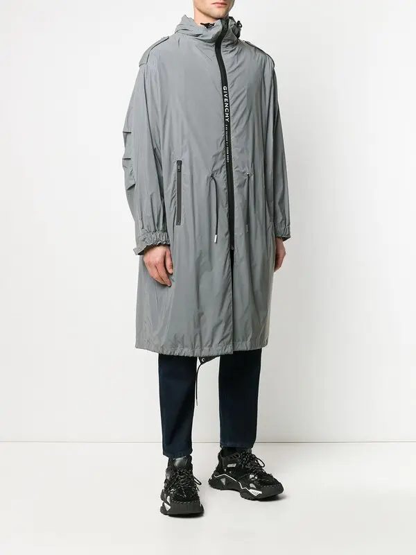 Givenchy Hooded Drawstring-waist Parka