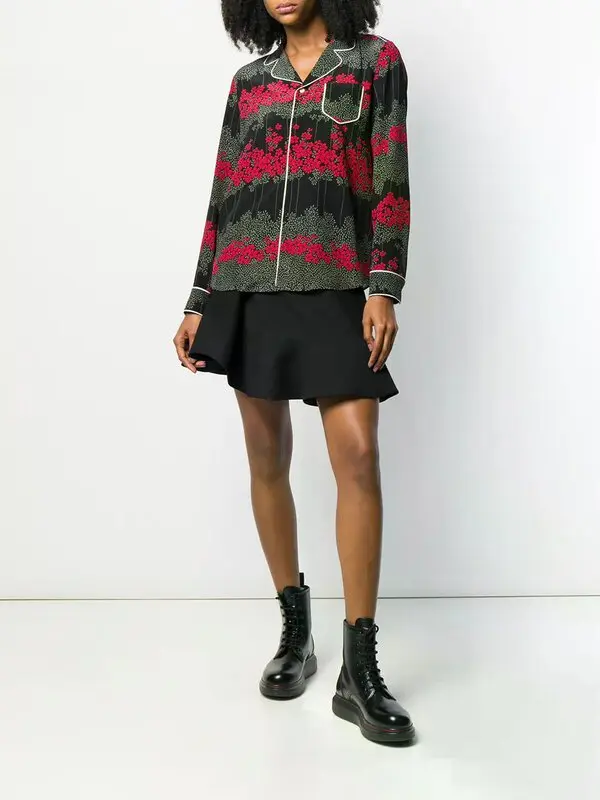 Red Valentino Dreaming Peony-print Shirt