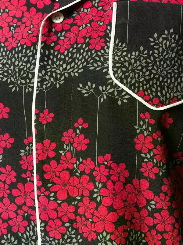 Red Valentino Dreaming Peony-print Shirt