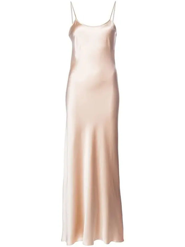 Voz Liquid Slip Dress - Neutrals