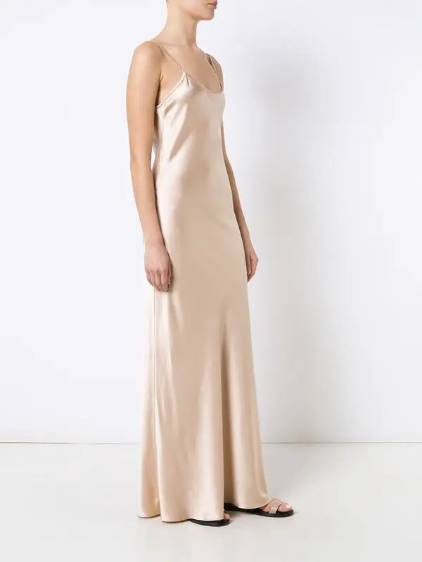 Voz Liquid Slip Dress - Neutrals