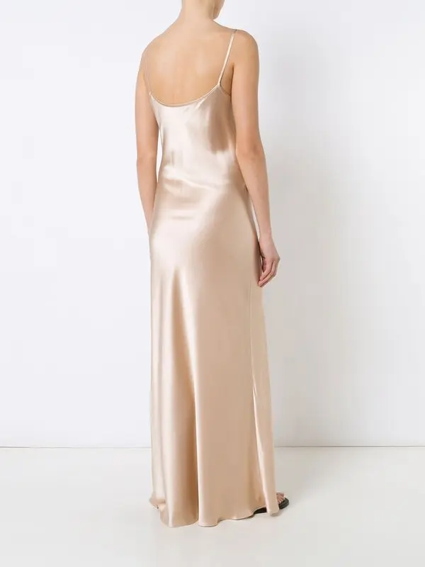 Voz Liquid Slip Dress - Neutrals