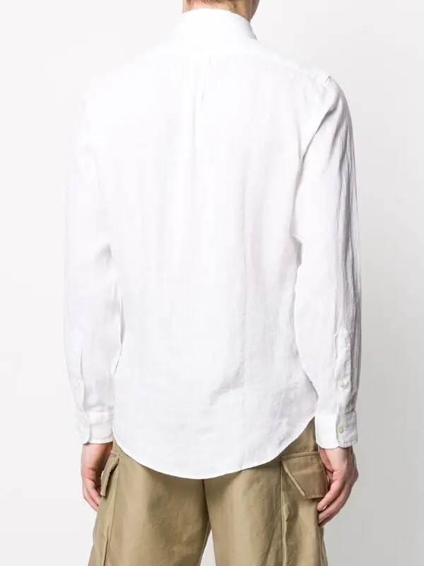 Polo Ralph Lauren Linen Logo Embroidered Shirt
