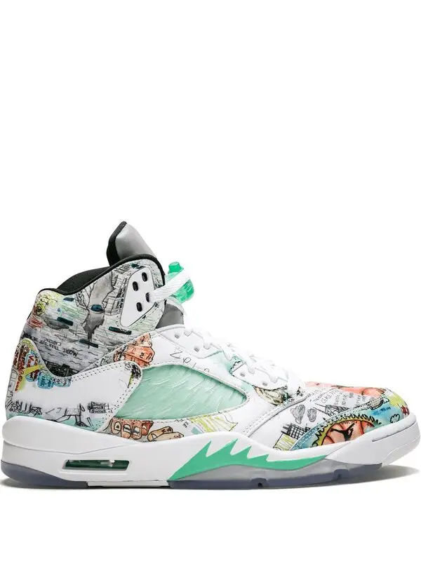 JORDAN 5 Retro Wings Sneakers - White