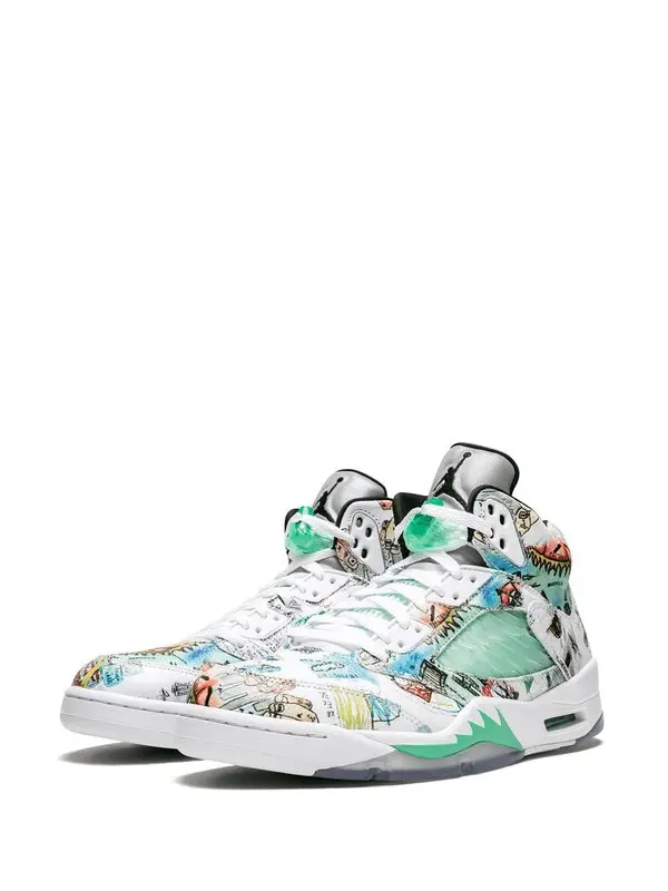 JORDAN 5 Retro Wings Sneakers - White