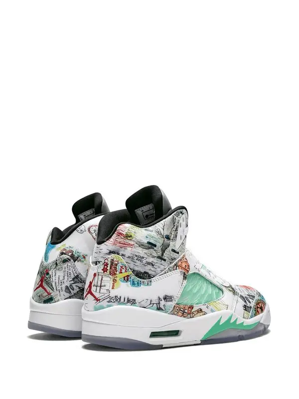 JORDAN 5 Retro Wings Sneakers - White