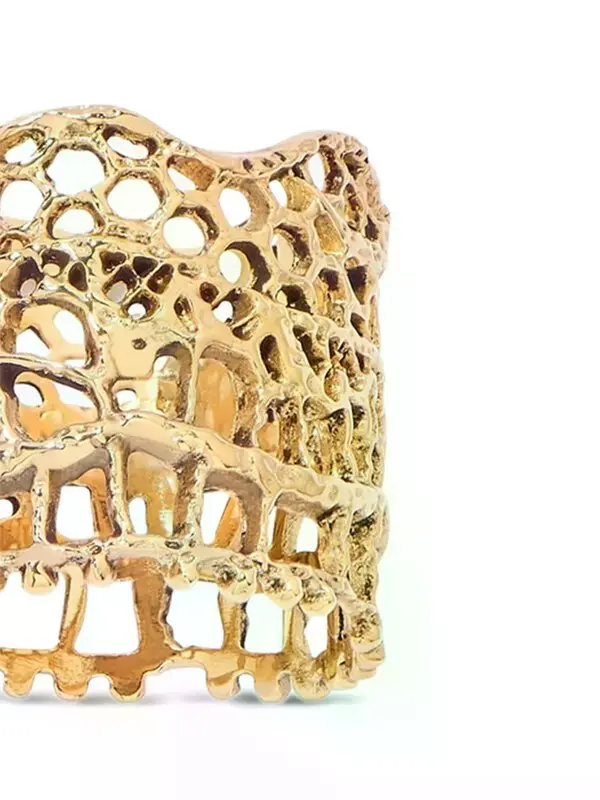 AURÉLIE BIDERMANN Gold-tone Lace Ring
