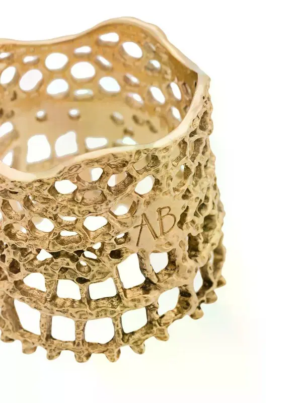 AURÉLIE BIDERMANN Gold-tone Lace Ring